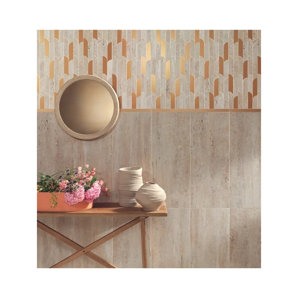 Tubadzin Tissue Beige obklad rektifikovaný 29,8 x 74,8 cm - Medusaker